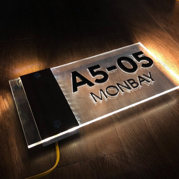 Led Address Sign - Etsy