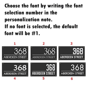 Address Number,illuminated House Sign Modern ,LED House Number ...