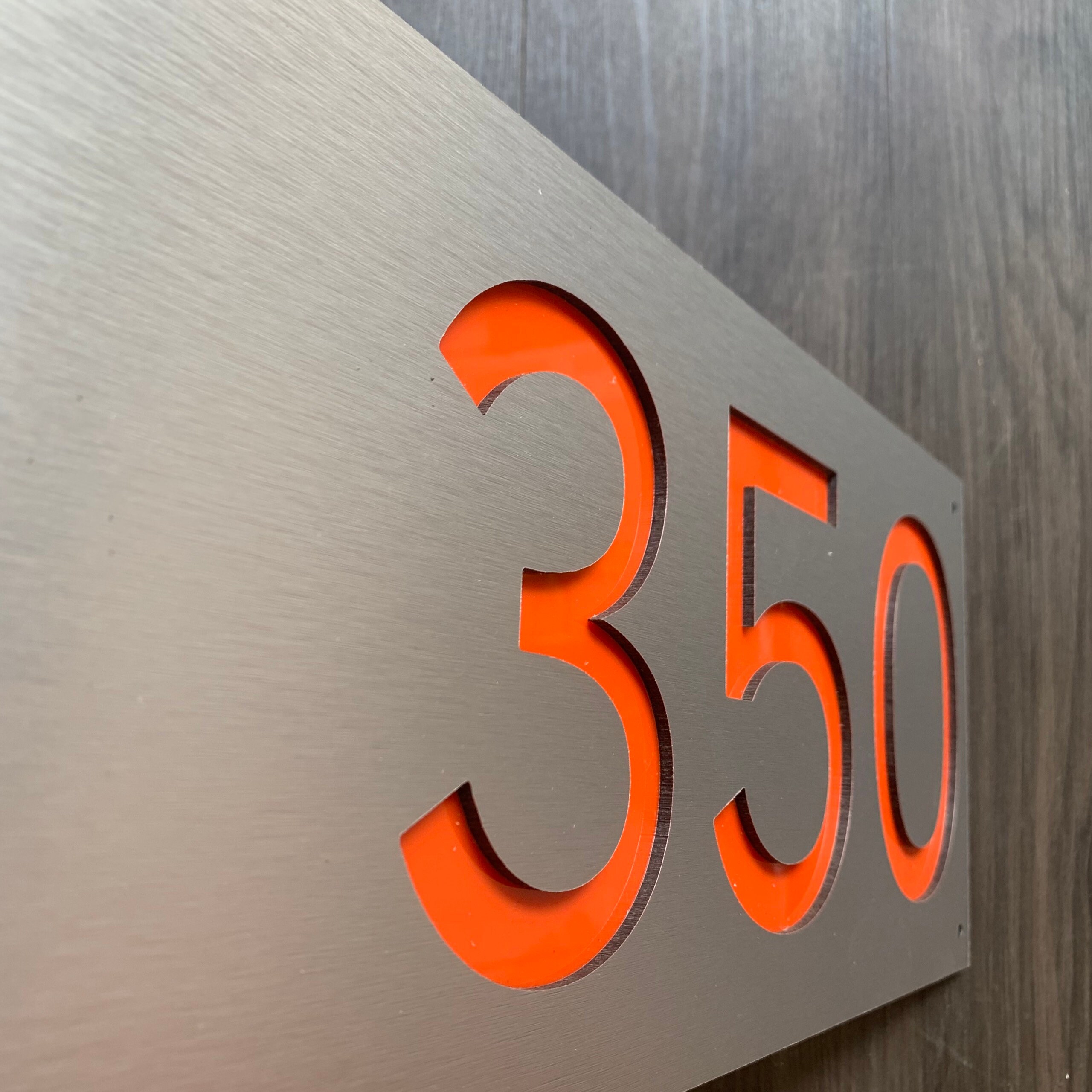 House Numbers Vertical Address Plaque Horizonatal Address - Etsy