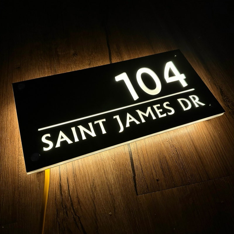 Led House Number - Etsy