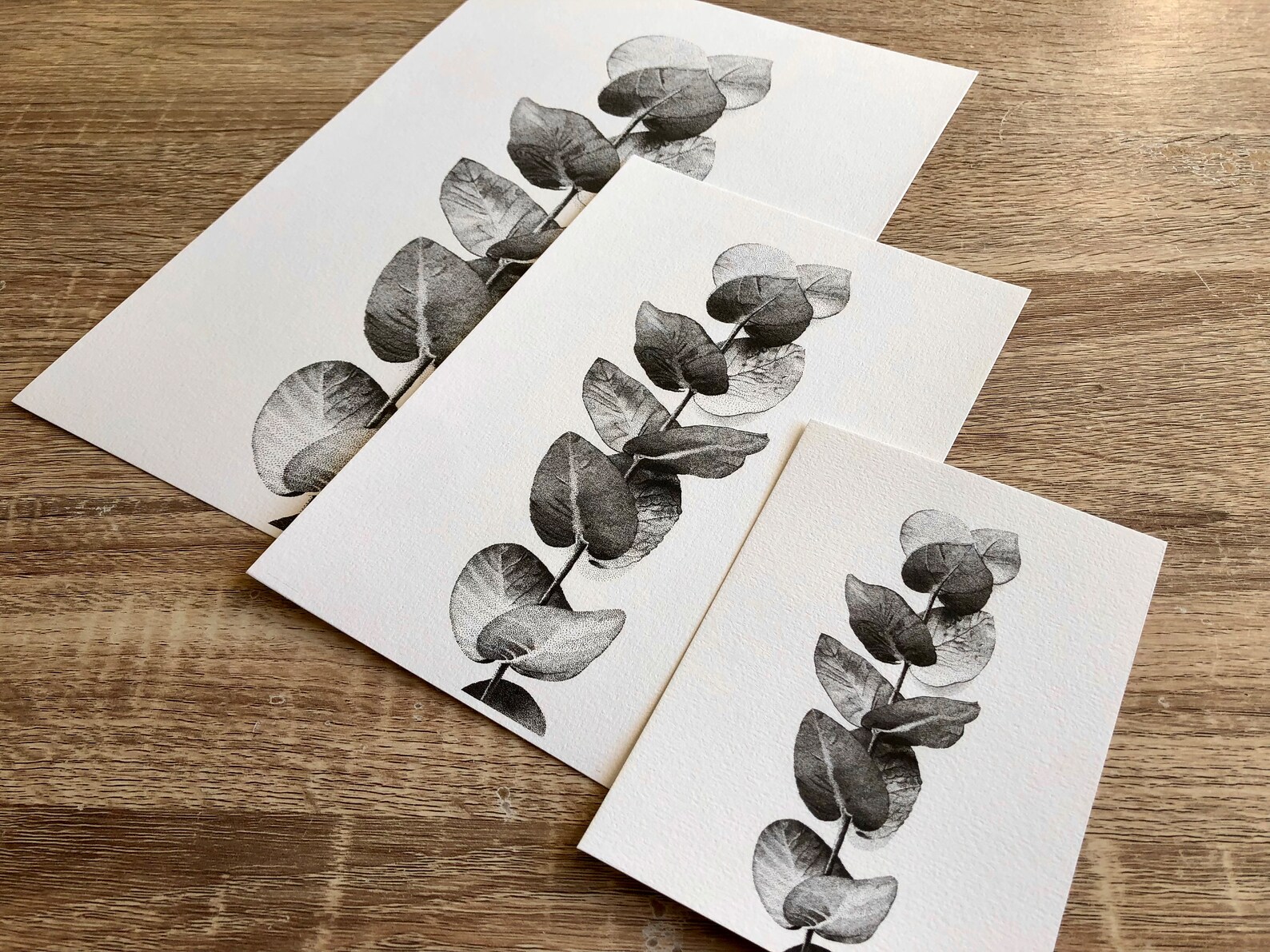 Eucalyptus Leaves • Botanical Print, Plant Poster, Pointillism ...