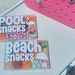 BEACH Snack Box Travel Nautical Pool Boat Gift | Kid Snackle Food Bento ...