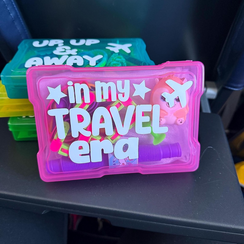 PRESCHOOL Travel Busy Box (mini) - Ages 3-5| Road Trip & Airplane ...