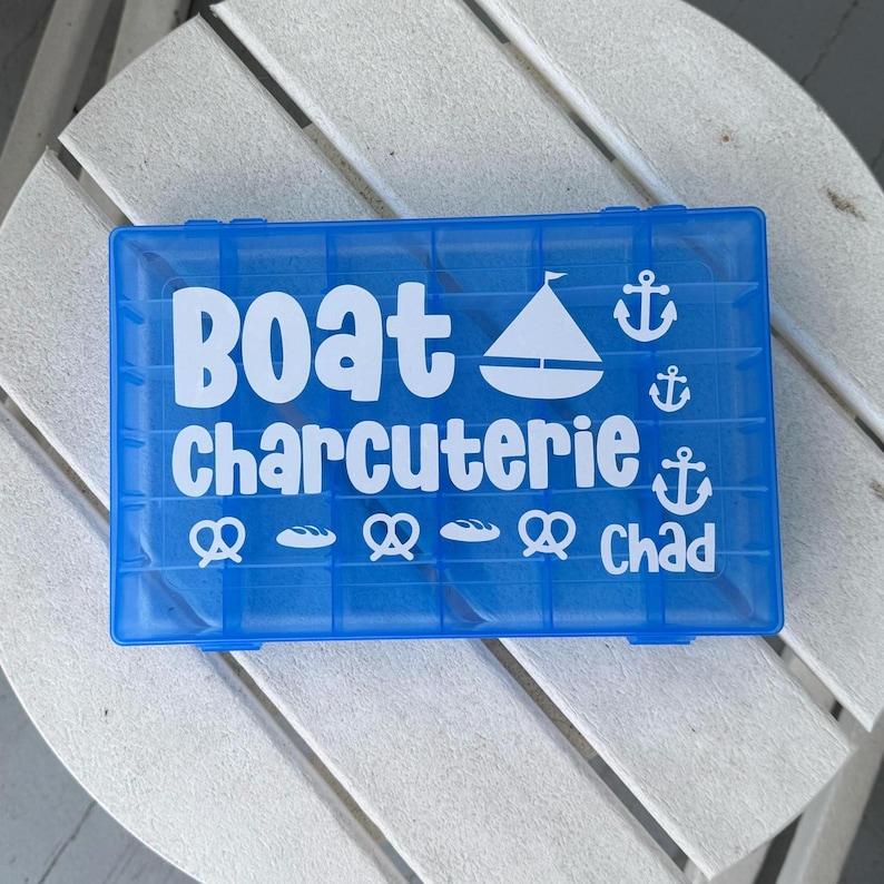 Boating Snack Box, Charcuterie Set | Cheese Board Food Storage ...