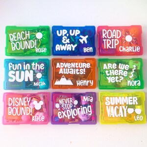 KIDS Travel Activity Busy Box (mini) - Ages 4+ | Road Trip & Airplane ...