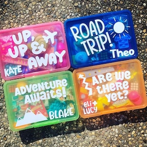 ROAD TRIP Activities for Kids, Toddlers - Travel Busy Box (ages 4 ...