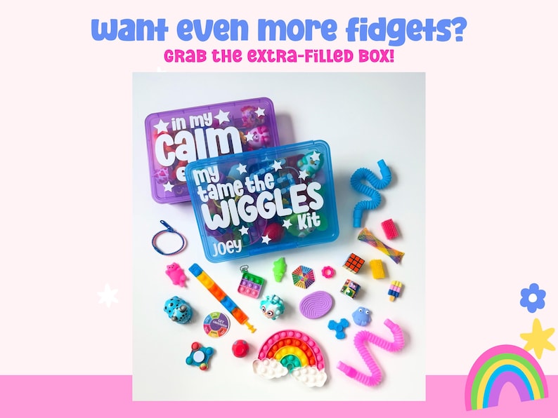 Calm Corner Fidget Box: Sensory Toys for Focus, Anxiety & Emotional ...