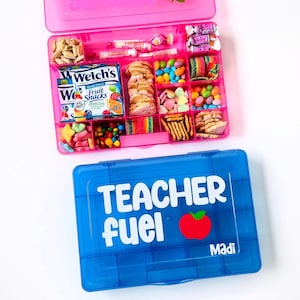 Teacher Snack Box: Teacher Appreciation Gift, Food Storage Container ...