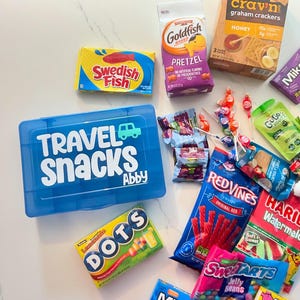 Travel Snack Box | Kids Snack Container, Toddler Adult | Food Storage ...