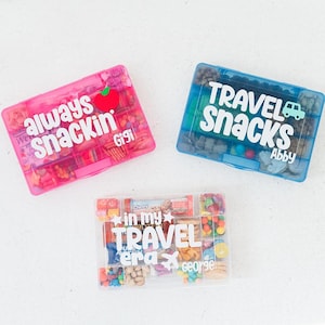 Travel Snack Box | Kids Snack Container, Toddler Adult | Food Storage ...