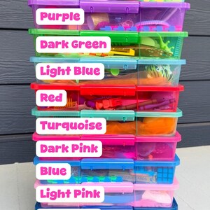 DINOSAUR Activity Kit | Travel Busy Box for Kids Toddler | Sensory ...