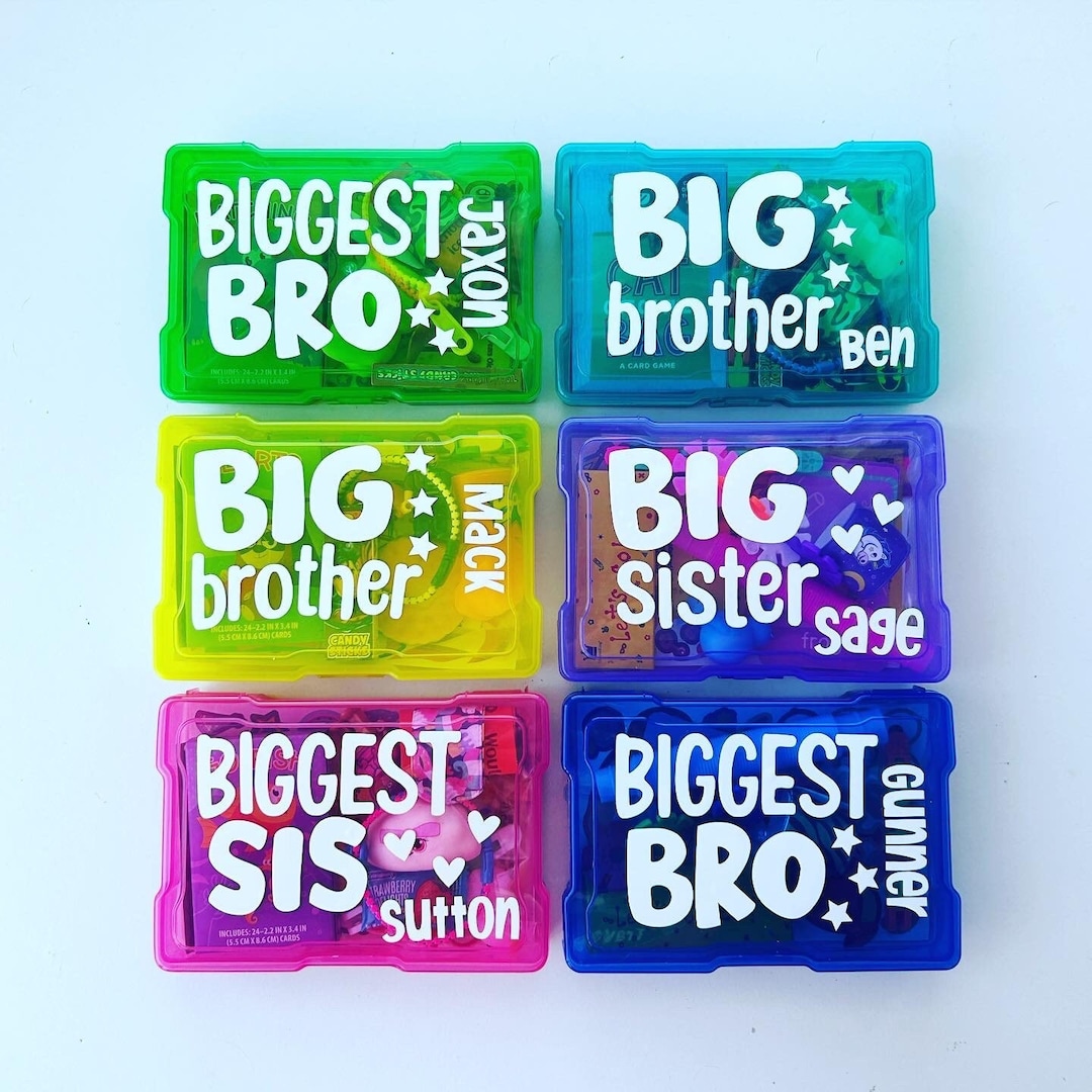 Big Brother Big Sister Activity Busy Box | Sibling Gifts for Kids ...