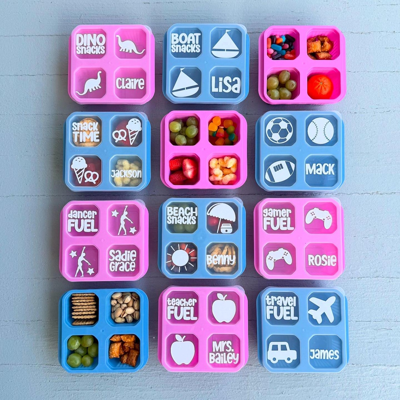 Snackle Box, Travel Road Trip Airplane Snack Box | Travel Activity ...