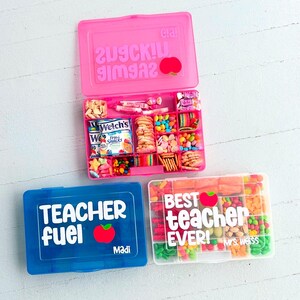 Teacher Snack Box: Teacher Appreciation Gift, Food Storage Container ...