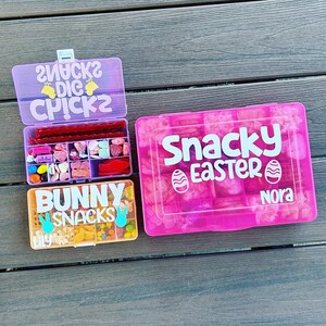 Easter Snack Box Easter Basket Ideas Stuffer Filler Personalized Treat ...