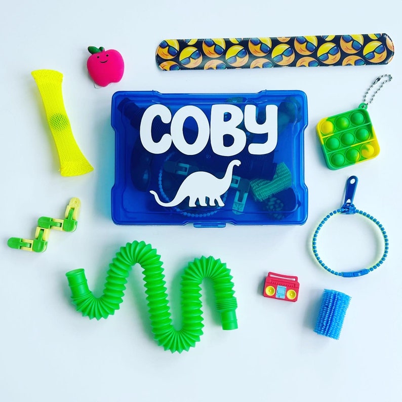 Mini Fidget Storage Box Sensory Toy Mystery - Personalized | Anxiety ...