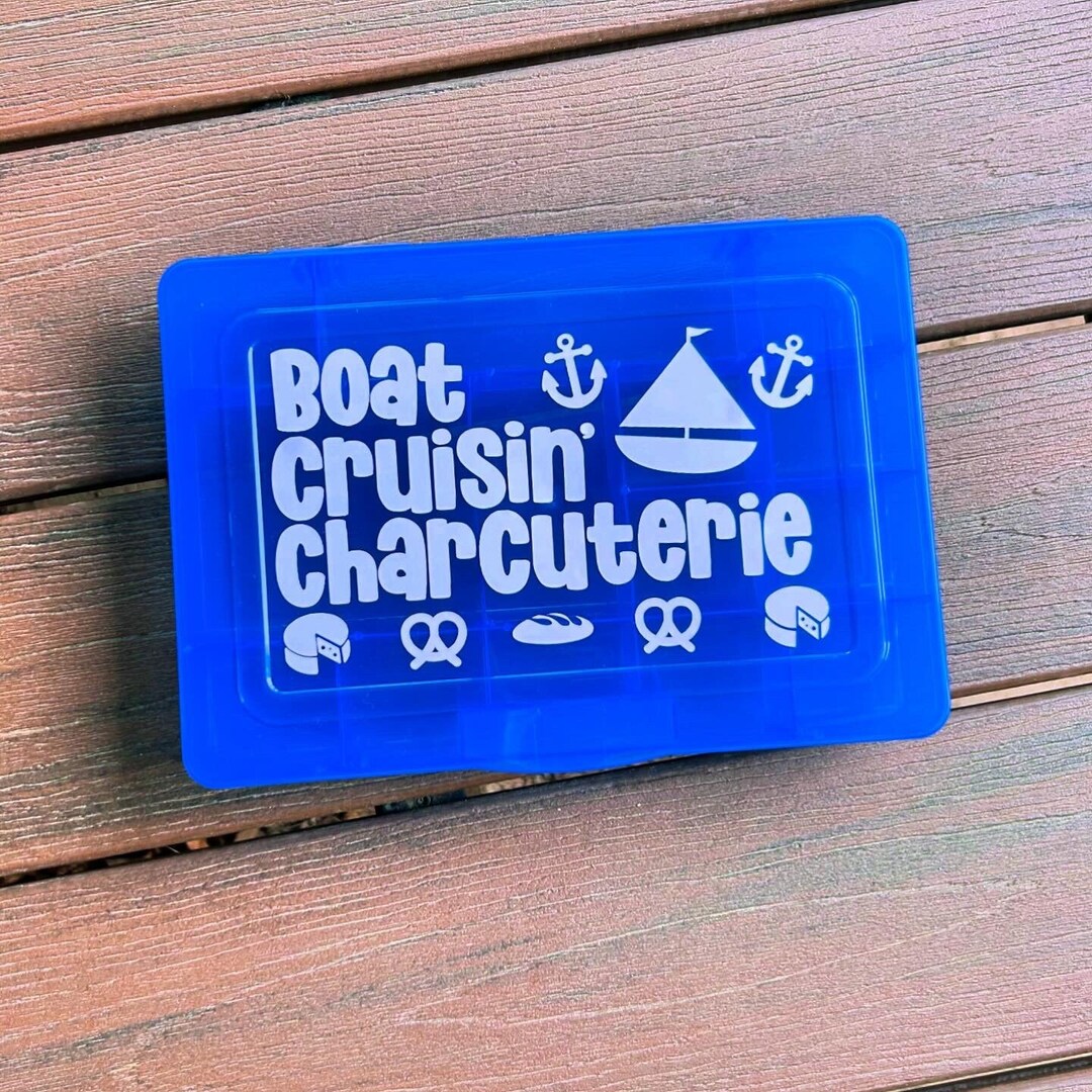 BOAT Snack Box Charcuterie Set Cheese Board Tray Food Storage Container ...