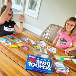 Pretend School Play Set | Educational Busy Box Kids Toddler | Sensory ...