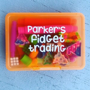 Fidget Storage Box Fidget Organizer Case With Lid Travel - Etsy