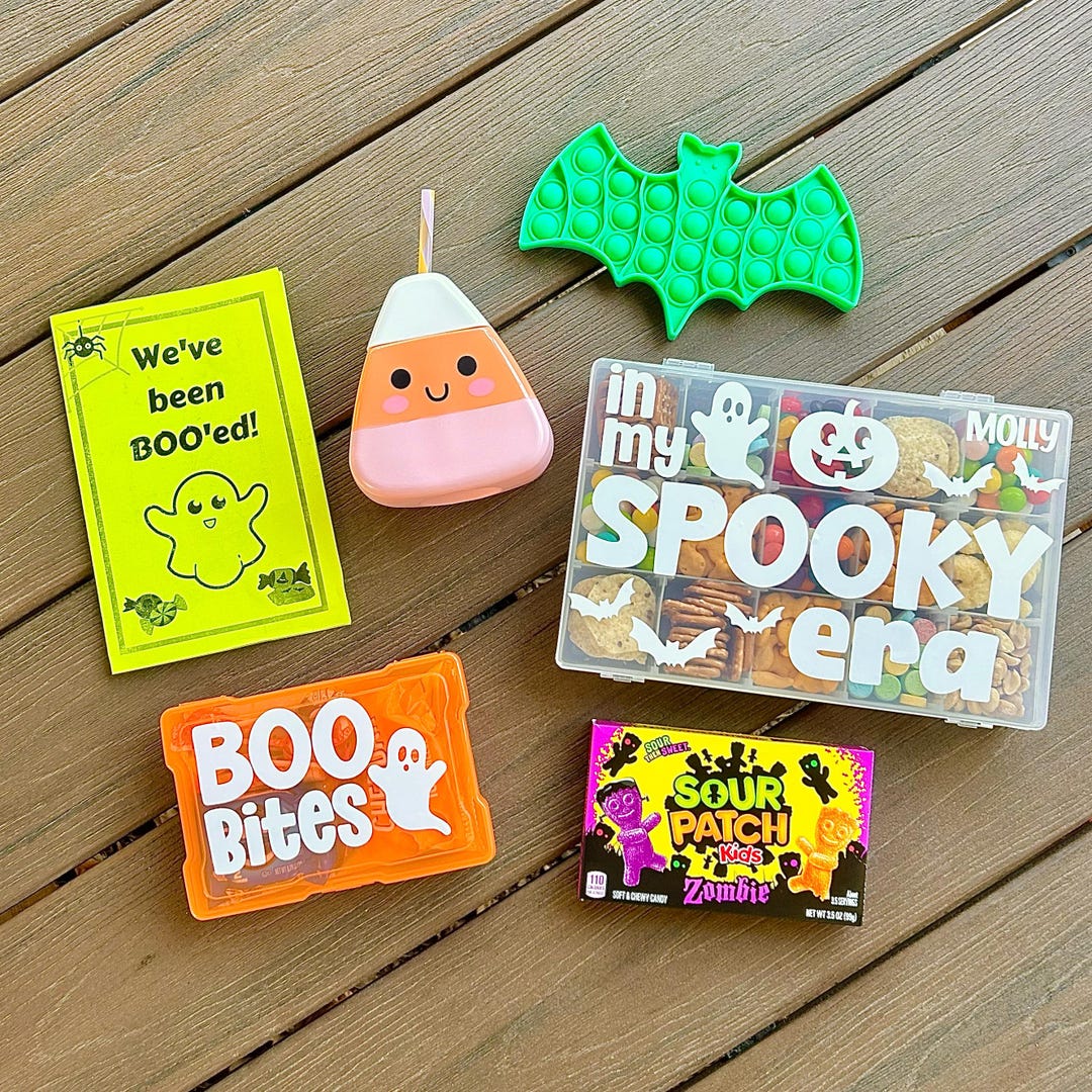 Halloween Snack Box, You've Been Booed, Personalized Halloween Gift, in ...