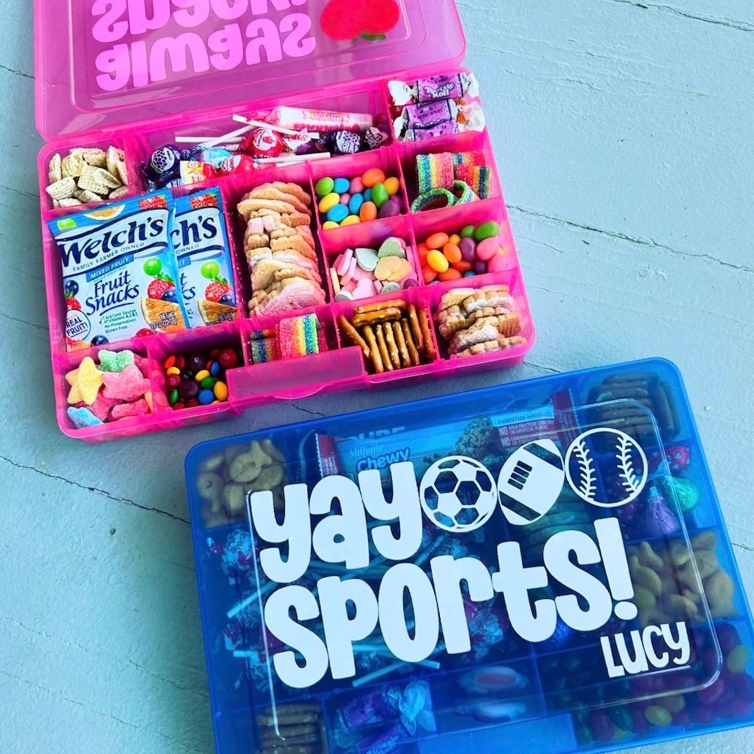 Sports Themed Snackle Box | Soccer Football Basketball Hockey Golf ...