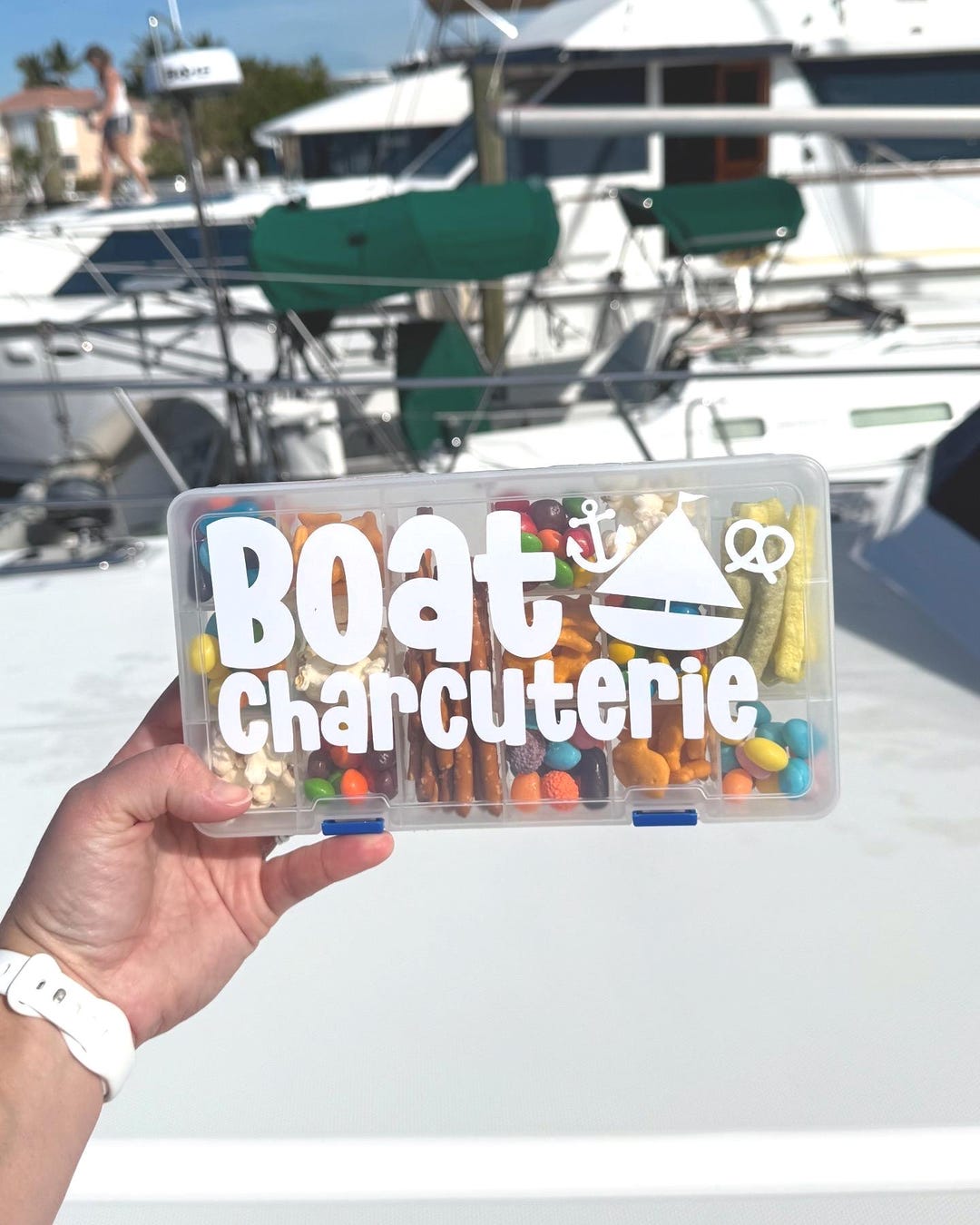 Boating Snack Box, Charcuterie Set | Cheese Board Food Storage ...