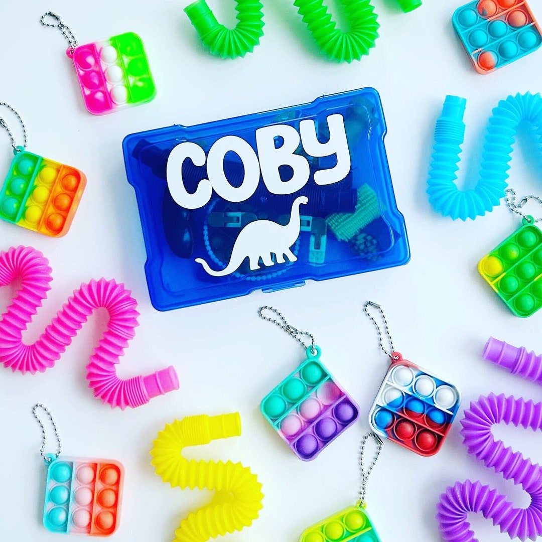 Mini Fidget Storage Box Sensory Toy Mystery - Personalized | Anxiety ...