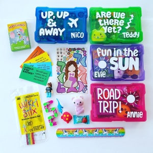 KIDS Travel Activity Busy Box (mini) - Ages 4+ | Road Trip & Airplane ...