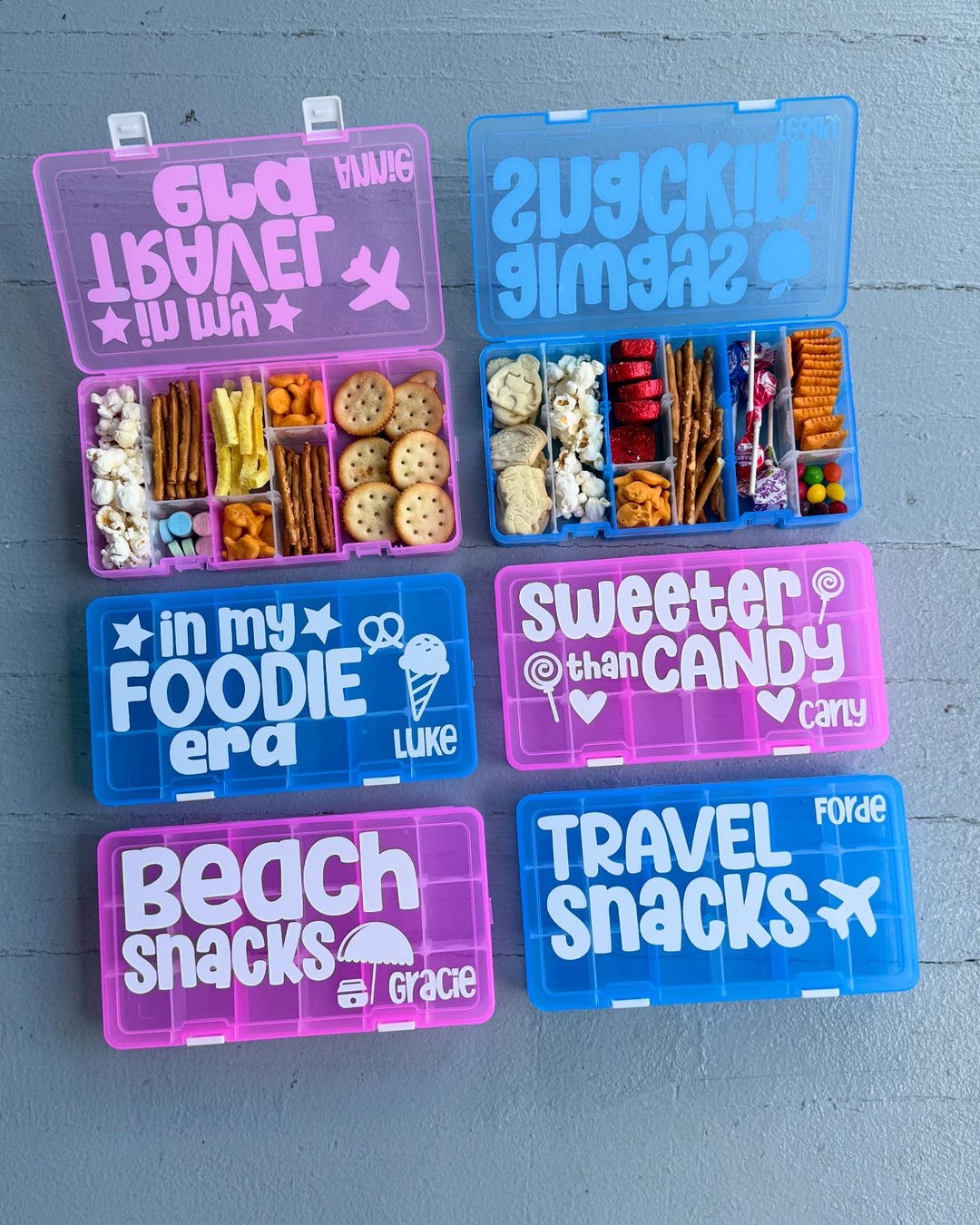 Snack Box for Kids | Travel Snack Container, Baby Toddler Adult Food ...