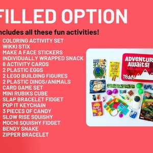 KIDS Travel Busy Box ages 4 Airplane Road Trip Car Activity Fidget Toy ...