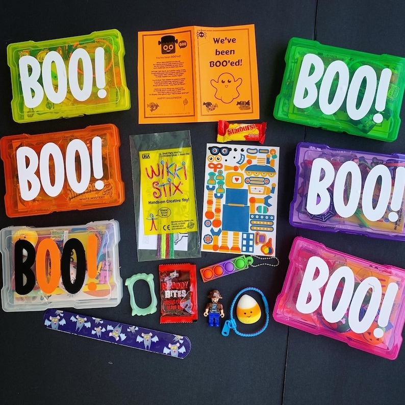 Halloween BOO Box mini You've Been Booed Boo'd - Etsy