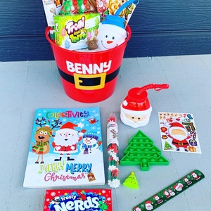 Pre-filled Santa Belt Buckets Easy & Fun Christmas Gift to Mail to ...