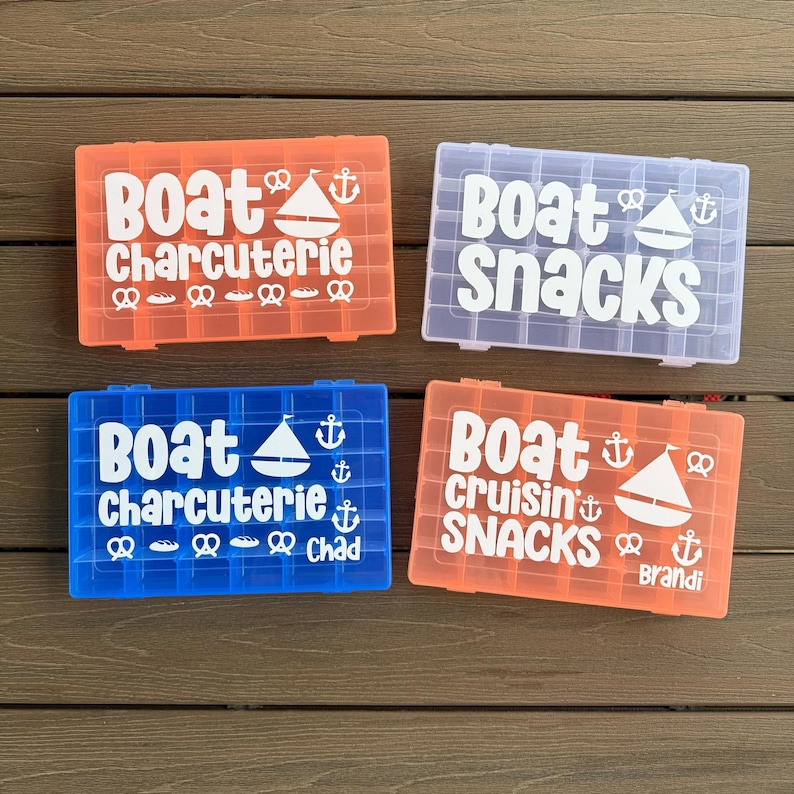 Boating Snack Box, Charcuterie Set | Cheese Board Food Storage ...