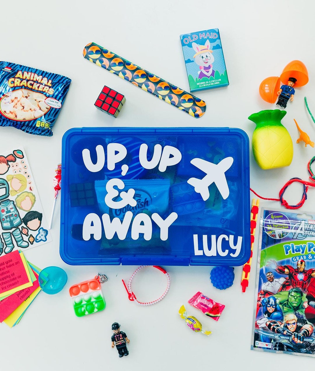 KIDS Travel Busy Box (ages 4+) | Airplane Road Trip Car Activity ...
