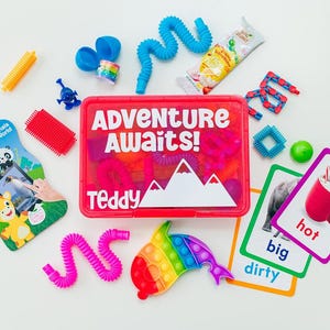 ROAD TRIP Activities for Kids, Toddlers - Travel Busy Box (ages 4 ...