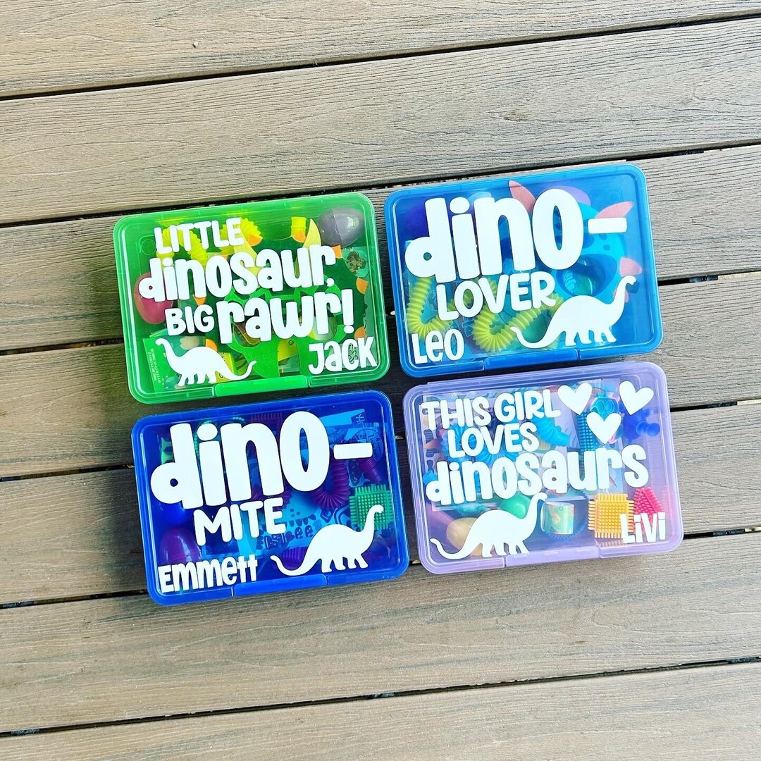 DINOSAUR Activity Kit | Travel Busy Box for Kids Toddler | Sensory ...