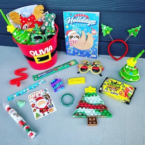 Pre-filled Santa Belt Buckets - Easy & Fun Christmas Gift to Mail to ...