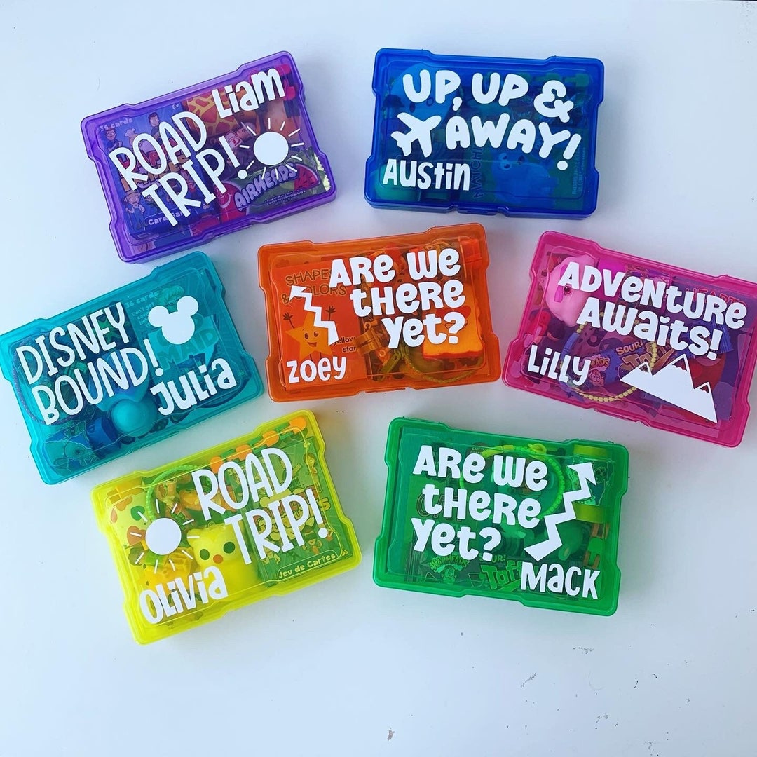 KIDS Travel Activity Busy Box (mini) - Ages 4+ | Road Trip & Airplane ...