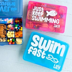 Swim Team Snack Box, Dive Meet Competition Gift | Diver Gift, Swimming ...