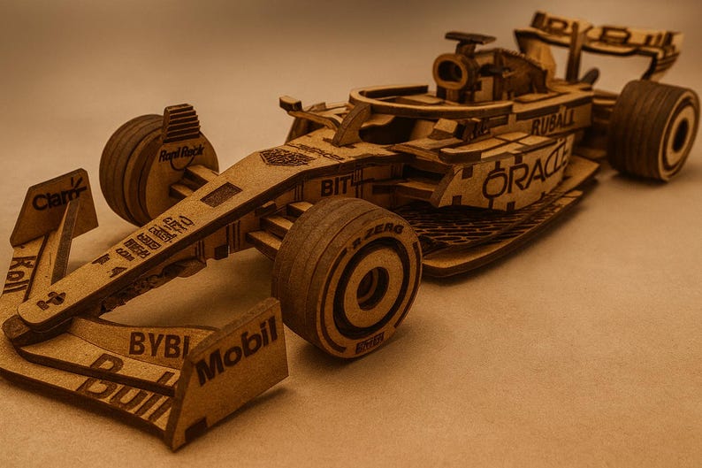 Ferrari F1 Car Laser Cut Model: 3D Layered SVG (digital Download) - Etsy UK