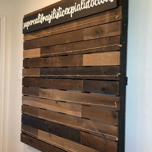Custom Pallet Board Photo Display, Personalized Event Backdrop ...