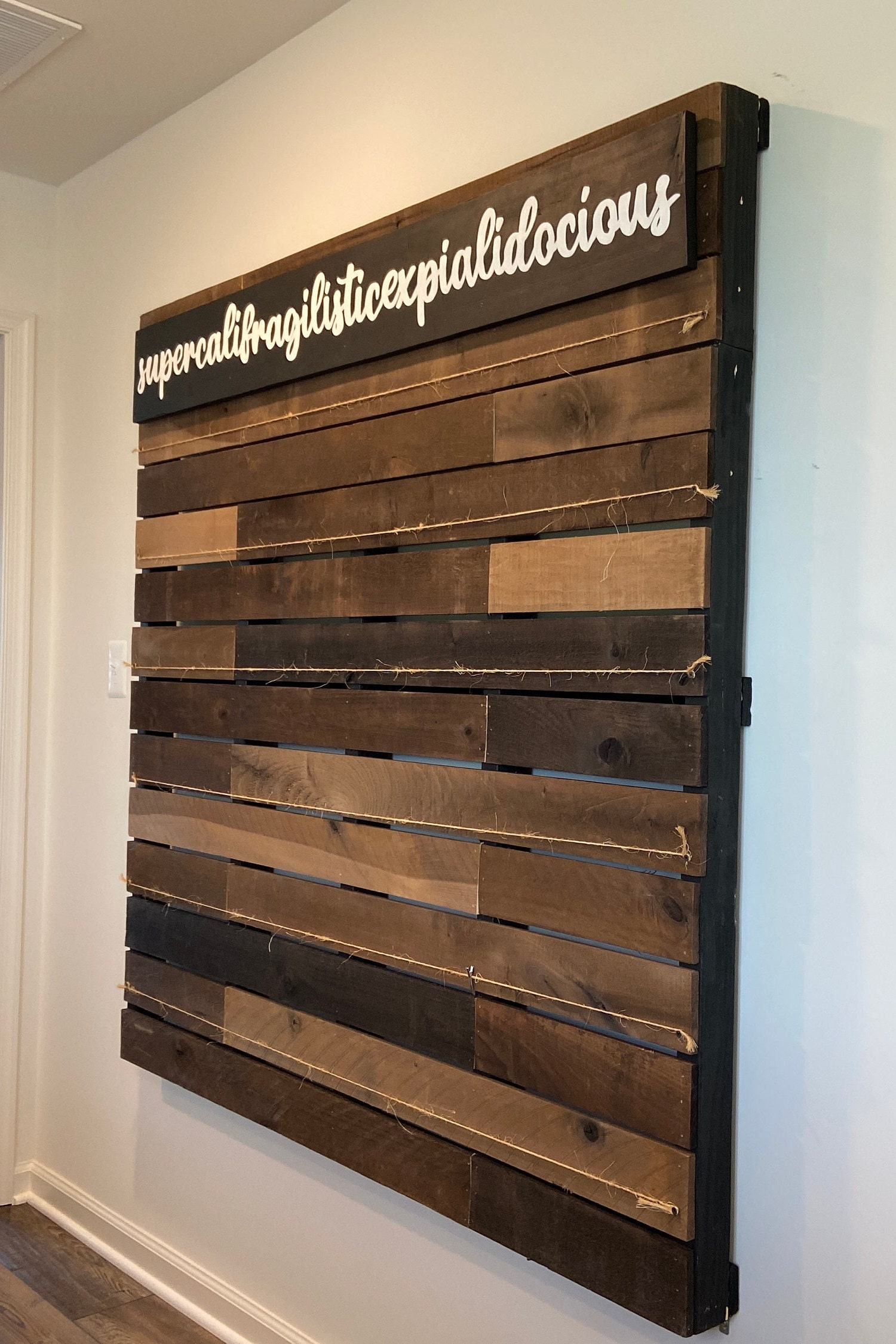 Custom Pallet Board Photo Display, Personalized Event Backdrop ...