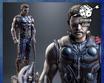Thor Bust, Viking Thor Statue, Thor Decor , Marvel , Warrior Figurine ...