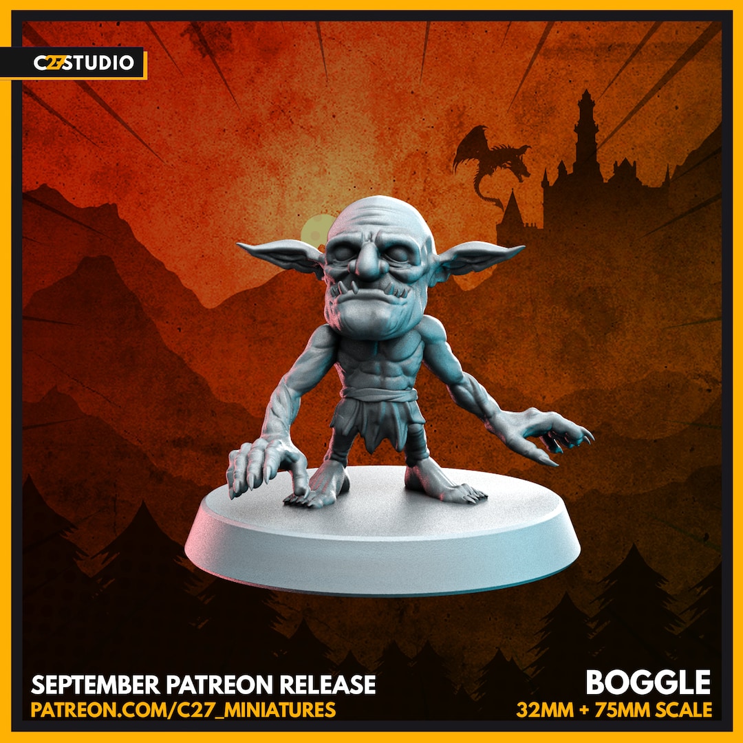 Boggle by C27 Miniatures & Terrain - for Dnd, Pathfinder, Frostgrave or ...