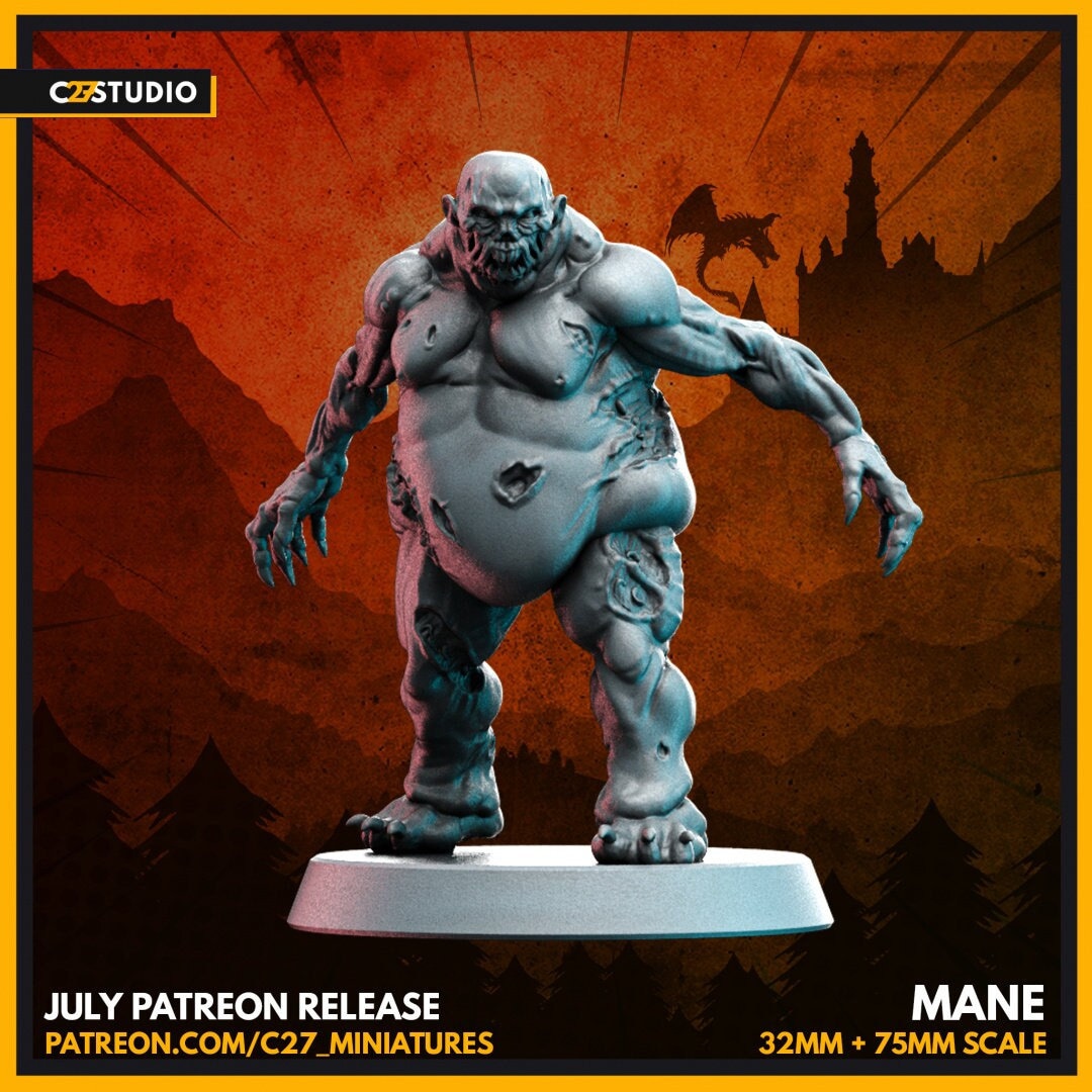Mane by C27 Miniatures & Terrain for Dnd, Pathfinder, Frostgrave or ...