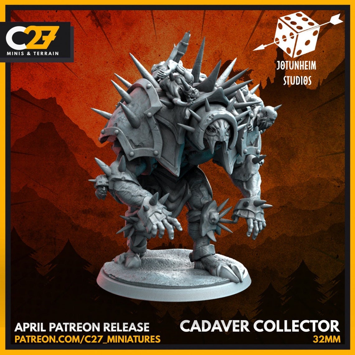 Cadaver Collector by C27 Miniatures & Terrain for Dnd - Etsy