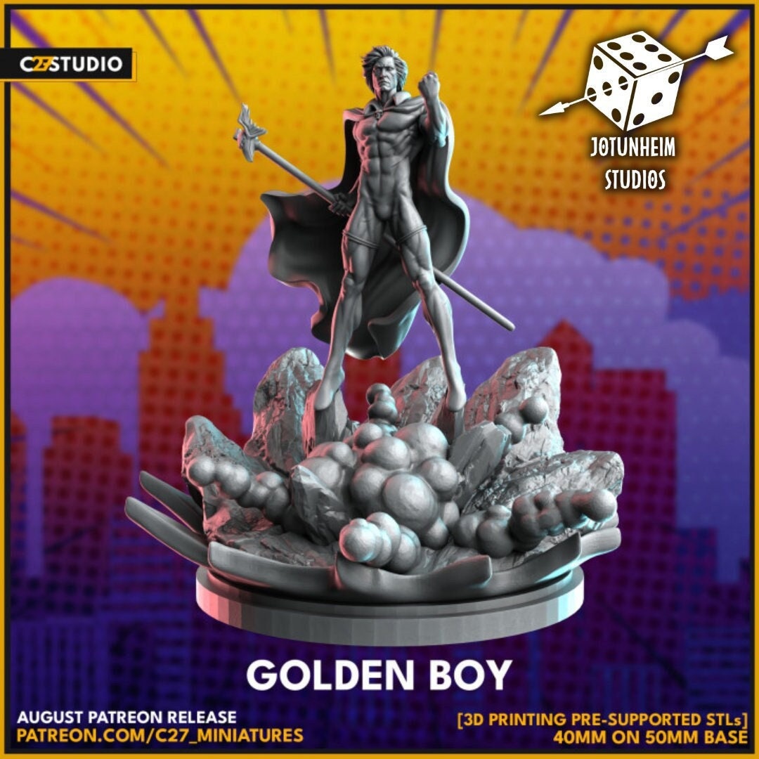 Golden Boy by C27 Miniatures for Marvel Crisis Protocol - Etsy