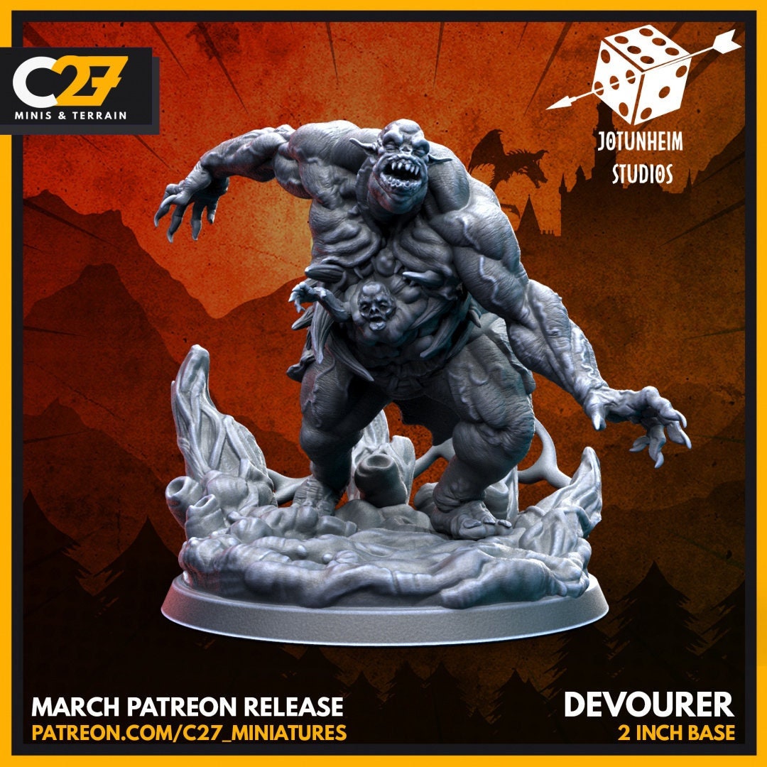 Devourer by C27 Miniatures & Terrain for Dnd Pathfinder - Etsy