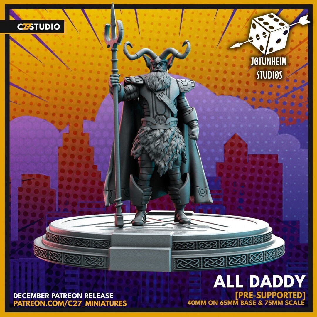 All Father by C27 Miniatures for Marvel Crisis Protocol - Etsy