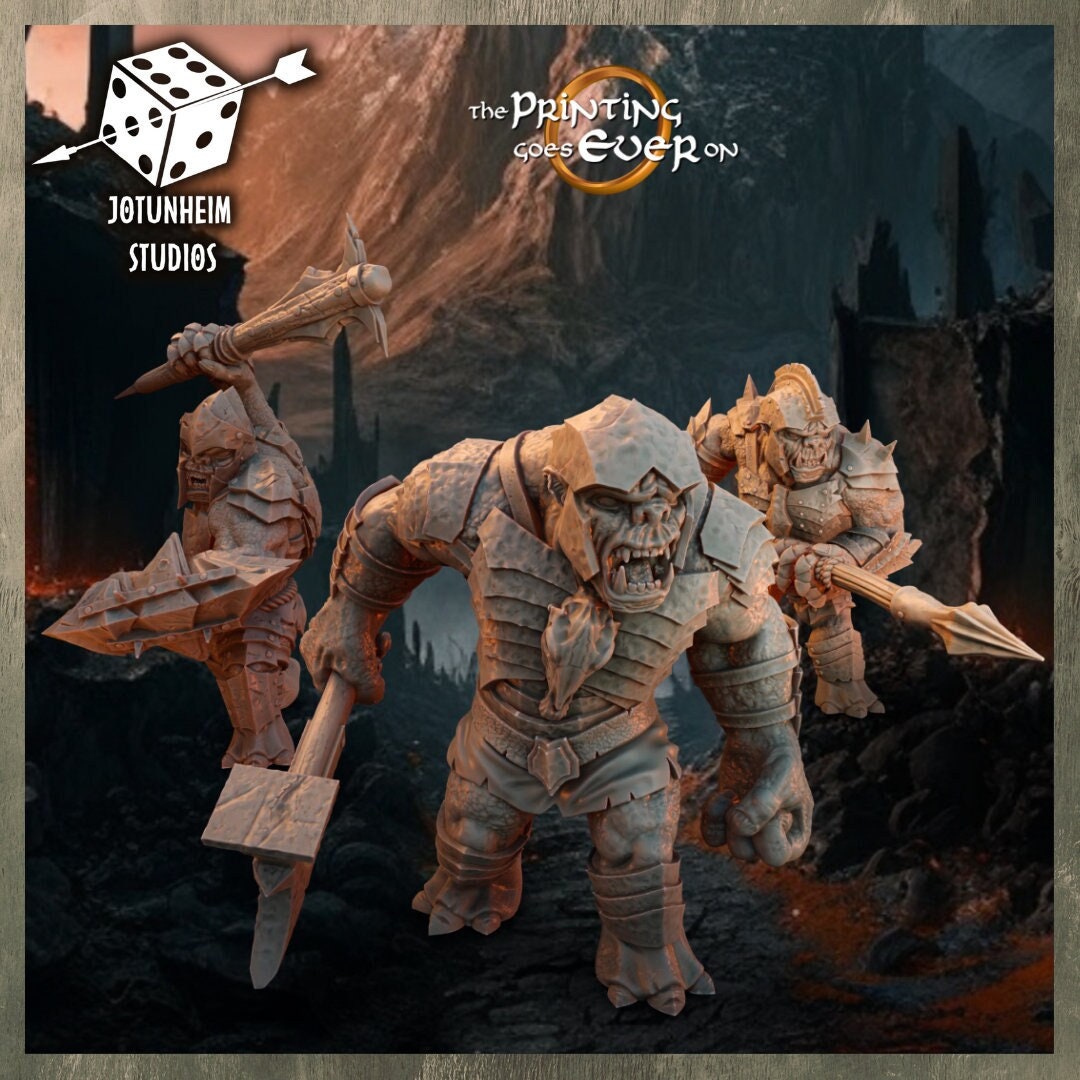 War Trolls by the Printing Goes Ever on Compatible With MESBG - Etsy